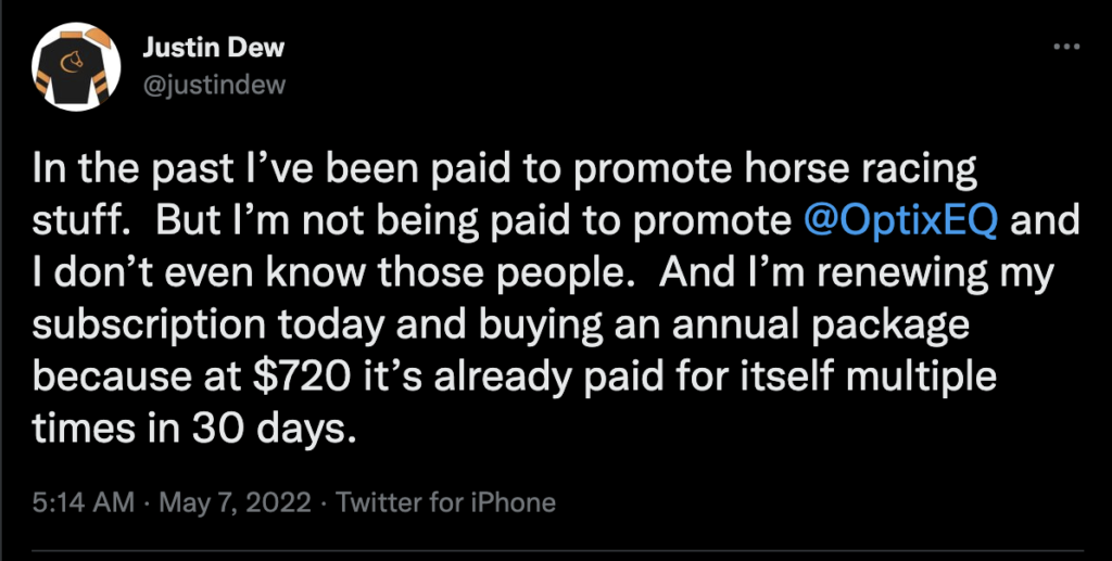 Testimonials – OptixEQ© EquiLytix LLC